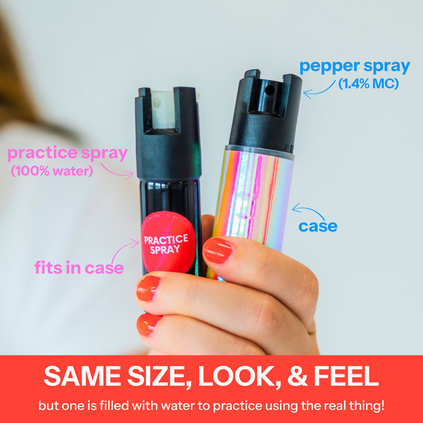 Pepper Spray + Practice Spray Bundle | Perfect Your Self-Defense Skills ...